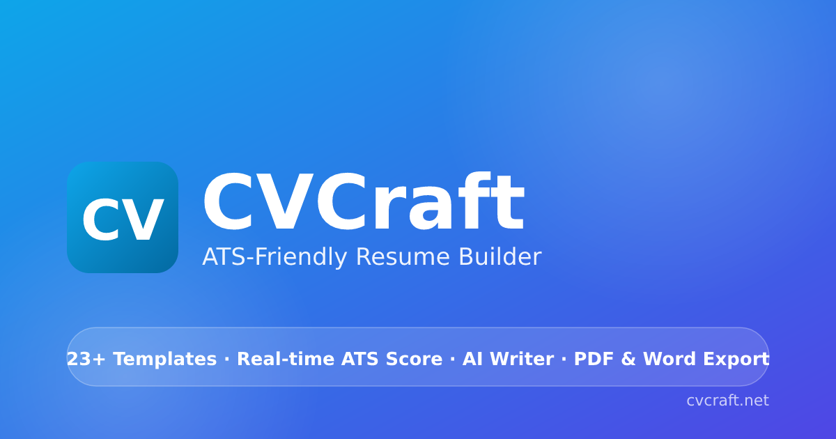 Resume Templates — 23+ ATS-Friendly Designs | CVCraft